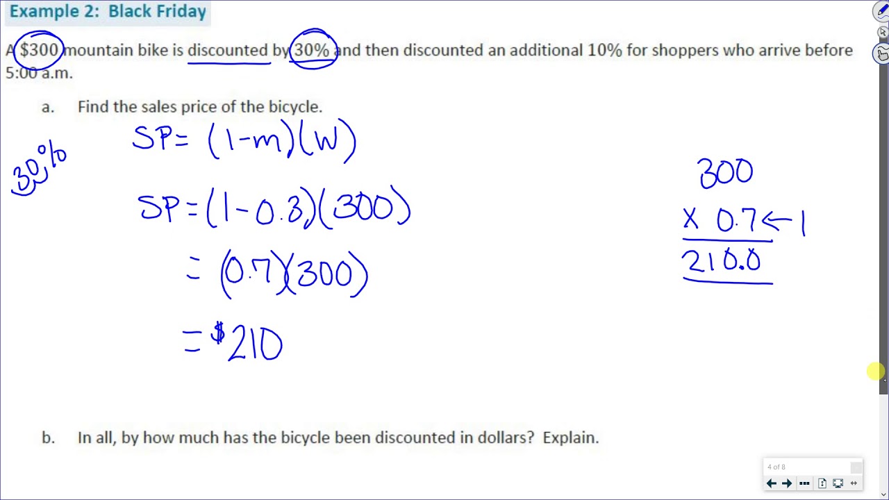 Eureka Seventh Grade Module 4 Lesson 7 - YouTube