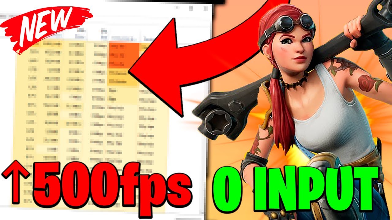 EL MEJOR TWEAK DE FORTNITE🔧 MÁS FPS , REDUCE EL INPUT LAG, NVIDIA PANEL ...