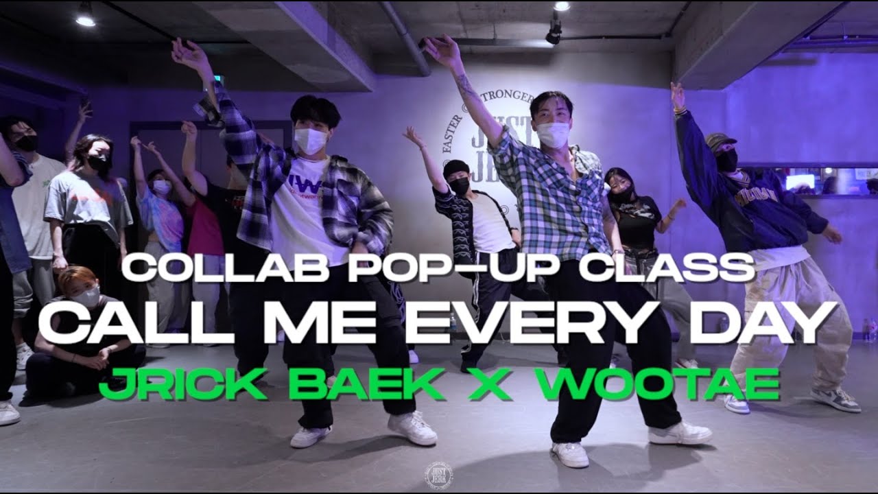 JRICK BAEK X WOOTAE Collab Pop-up Class | Chris Brown - Call Me Every ...