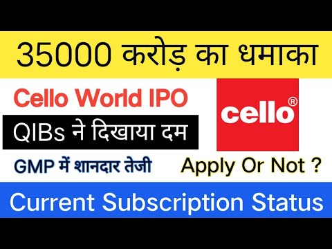 Cello World IPO Final Decision | Cello World IPO GMP | Cello World IPO ...