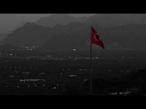 1 SAAT DALGALANAN TÜRK BAYRAĞI VİDEOSU FULL HD