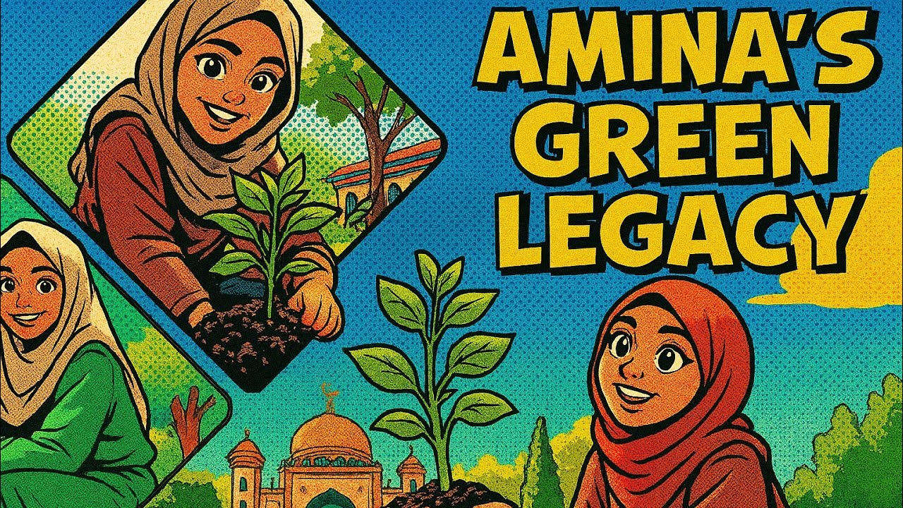 Amina's Green Legacy | ramadan story for kids - YouTube