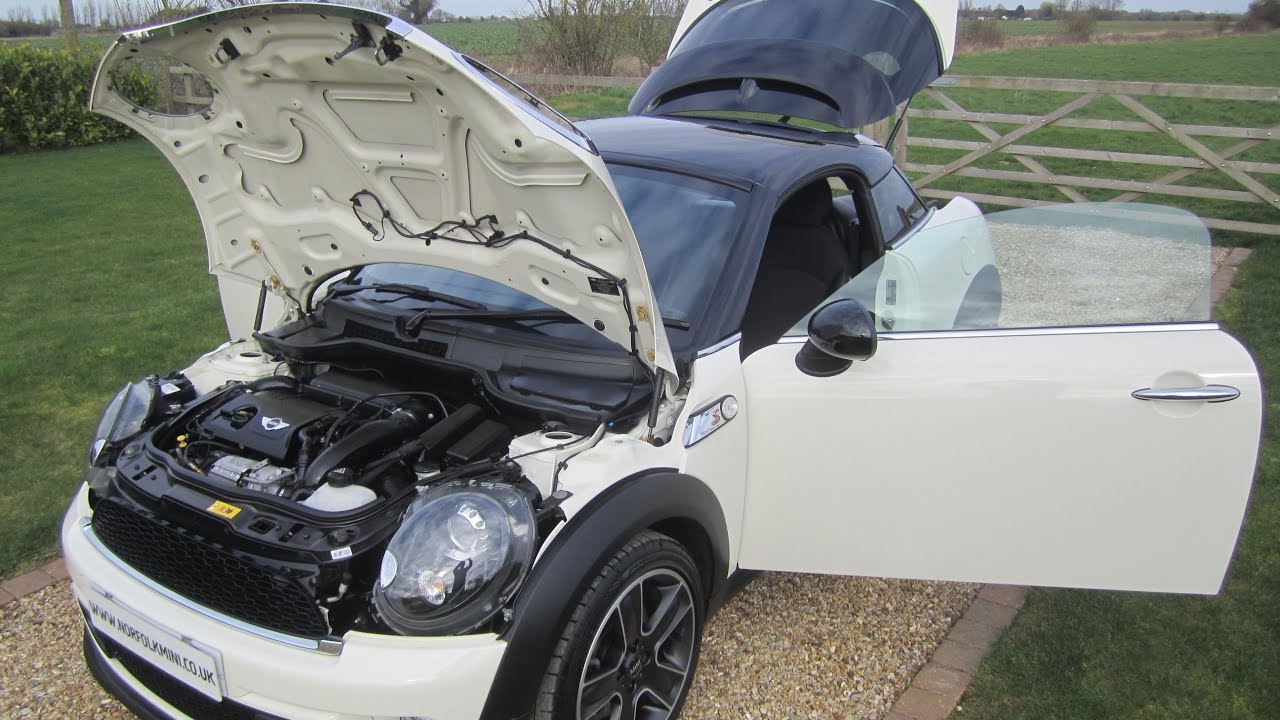 MINI Coupe Cooper S Chilli Pack White - YouTube