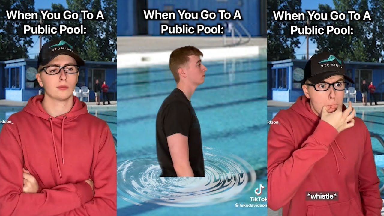 *NEW* OF LUKE DAVIDSON TikTok Compilation 2023 №73 | Public Pool - YouTube