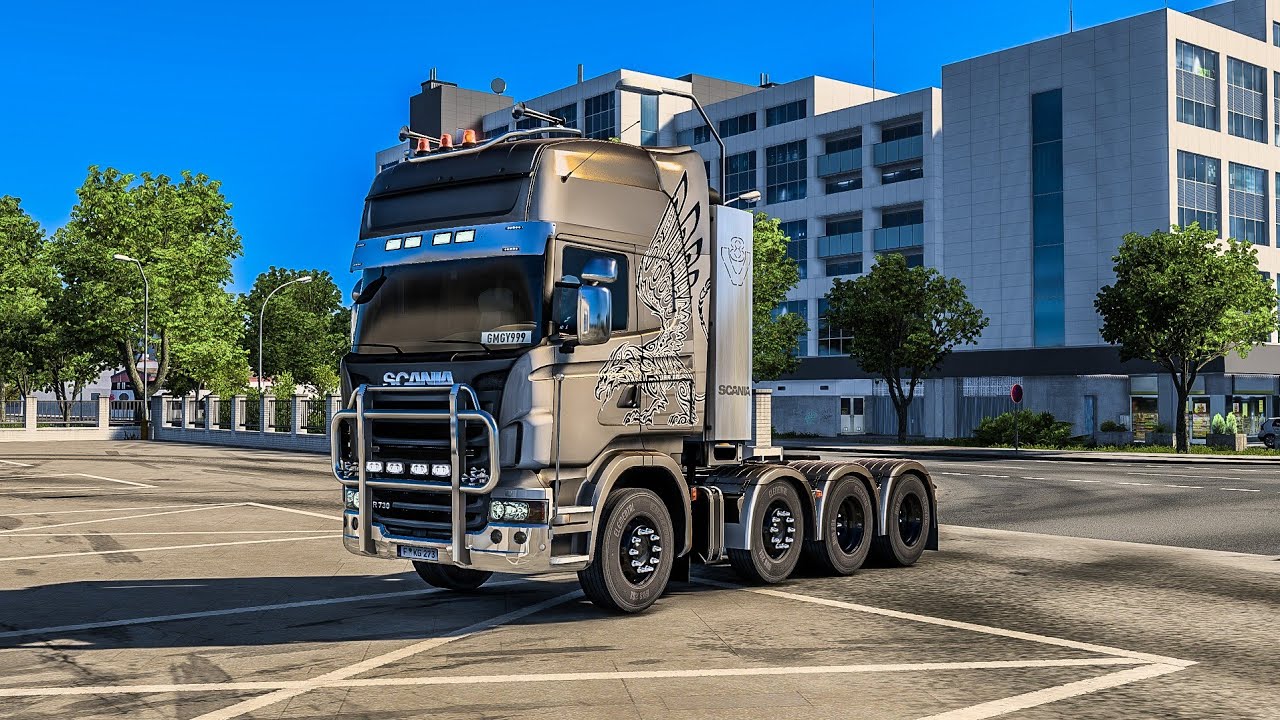 Realistic Driving Scania S 500HP Euro Truck Simulator 2 1.53 | Early ...