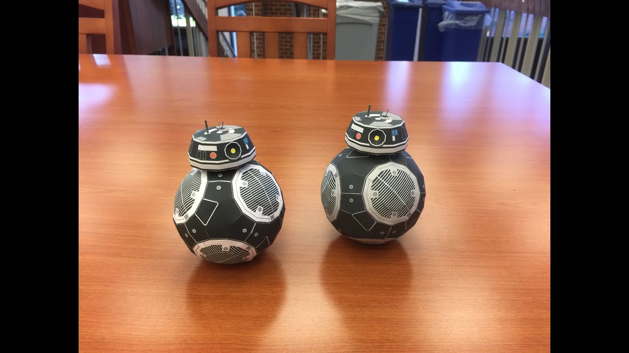 Star Wars Paper Craft: BB-9E from The Last Jedi - YouTube