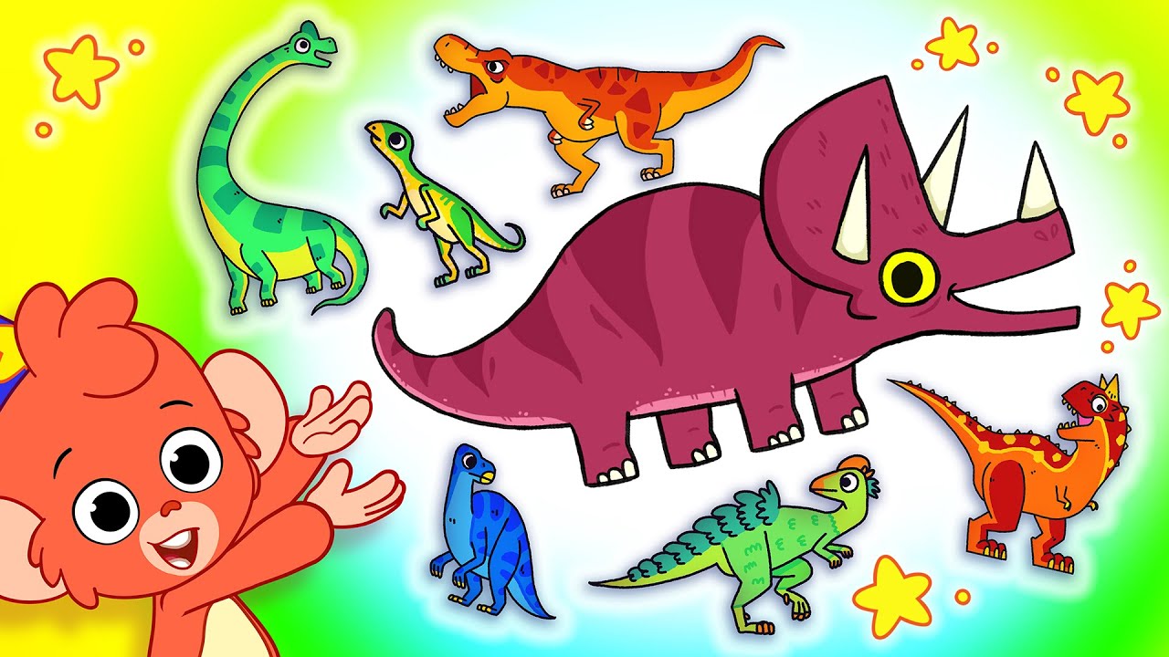 Club Baboo | Triceratops and other dinosaurs! | Dinos for kids - YouTube