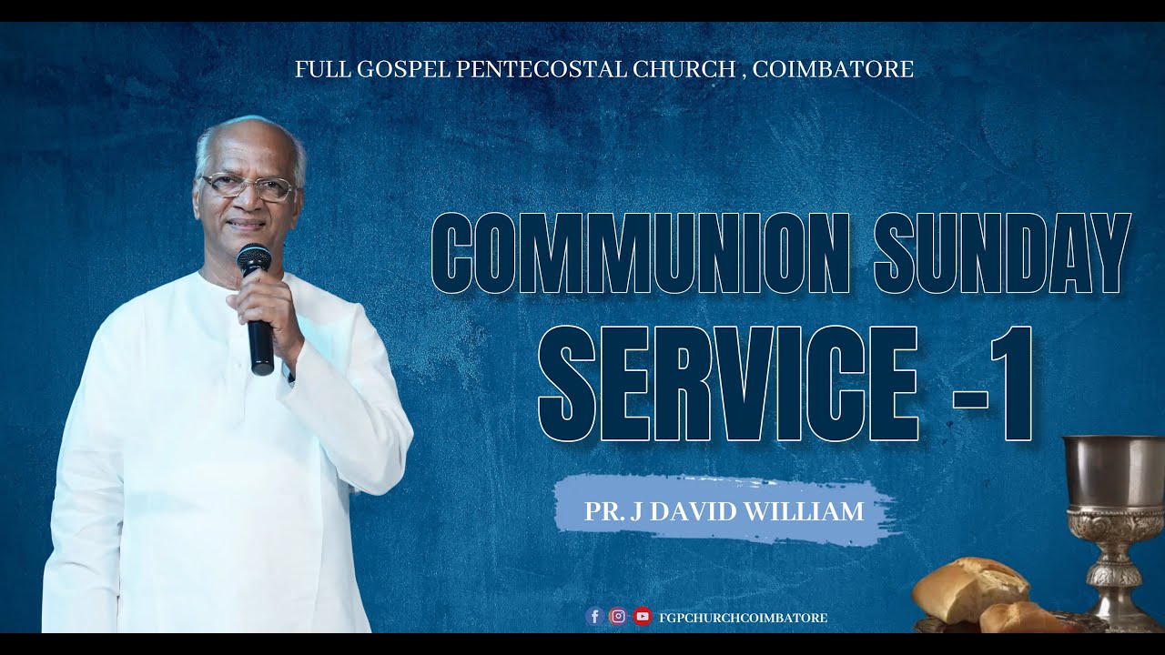 🔴 LIVE | COMMUNION SUNDAY SERVICE | 05 - OCTOBER - 2025 | PR. DAVID ...