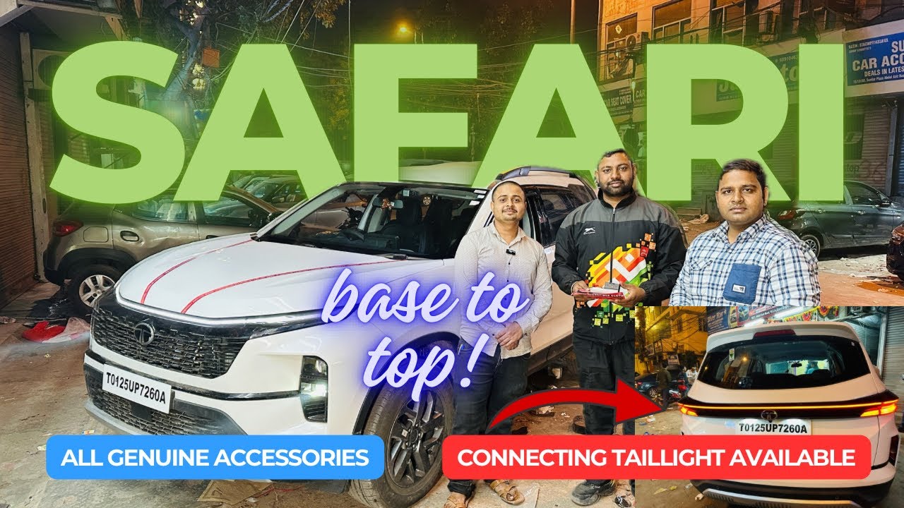 2025 TATA SAFARI BASE TO TOP MODIFIED Safari modified with genuine ...