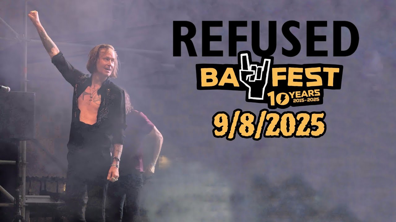Refused - Full Live @ BayFest ( Igea Marina 9/8/2025) - YouTube