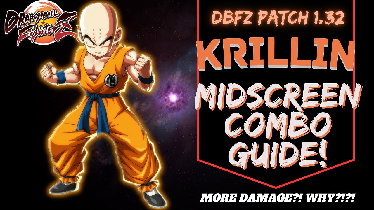 [Obsolete] DBFZ Krillin Combo Guide | V1.32 (New Midscreen combos ...