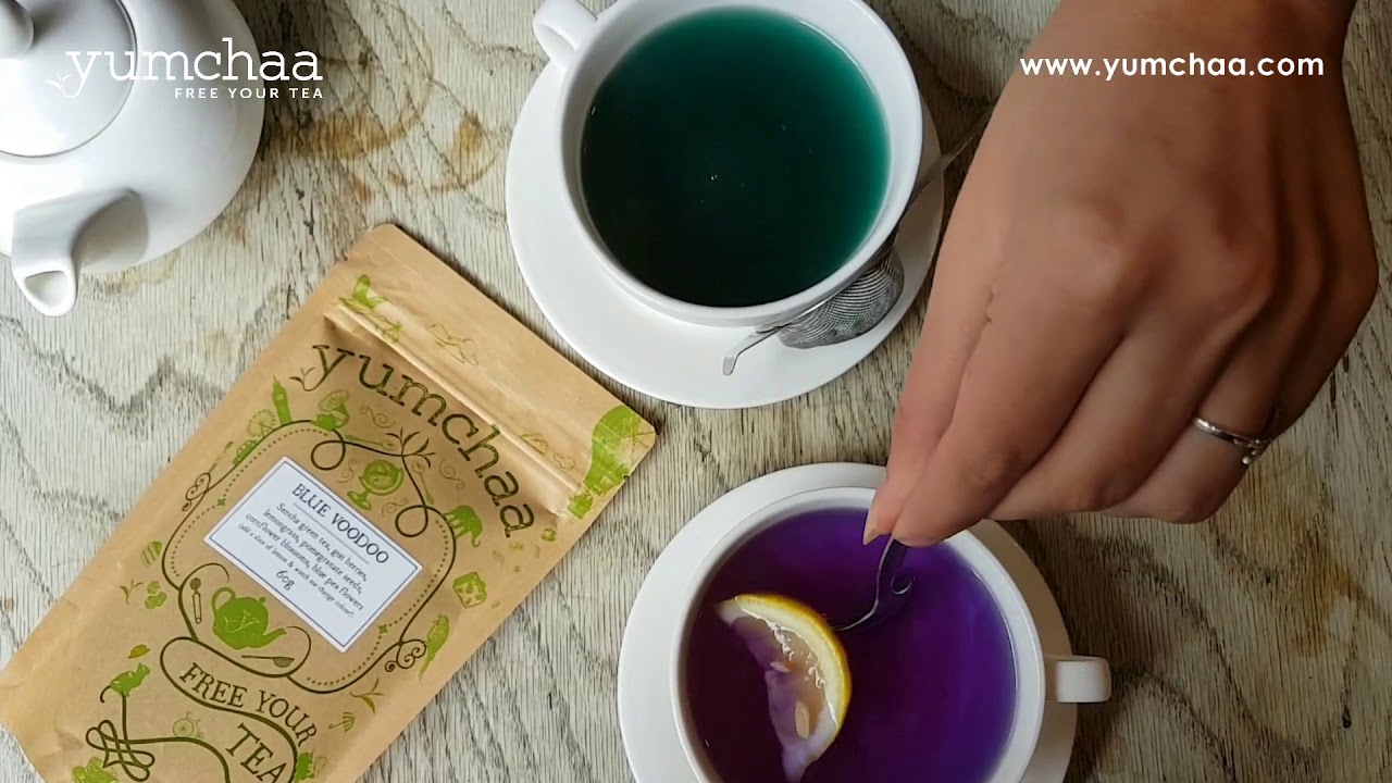 Blue Voodoo - Magic Colour Changing Tea! - YouTube