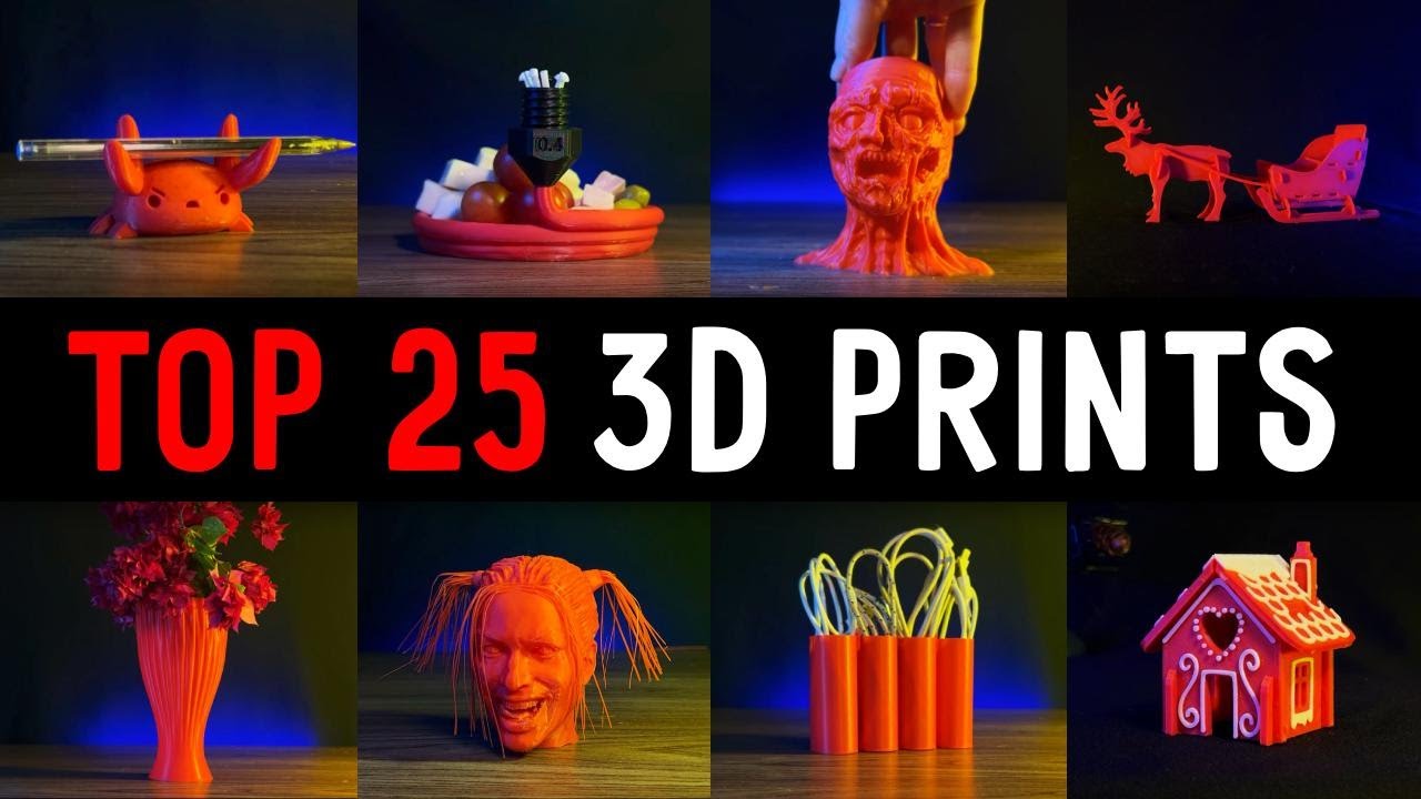 Top 25 Best RED 3D Prints of 2024 - YouTube