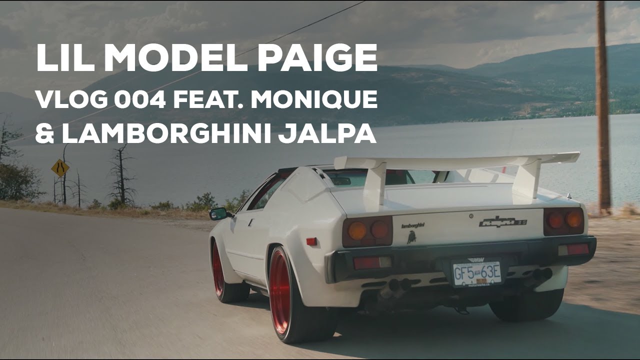 Lil Model Paige Vlog 004. Featuring Monique and the Lamborghini Jalpa ...