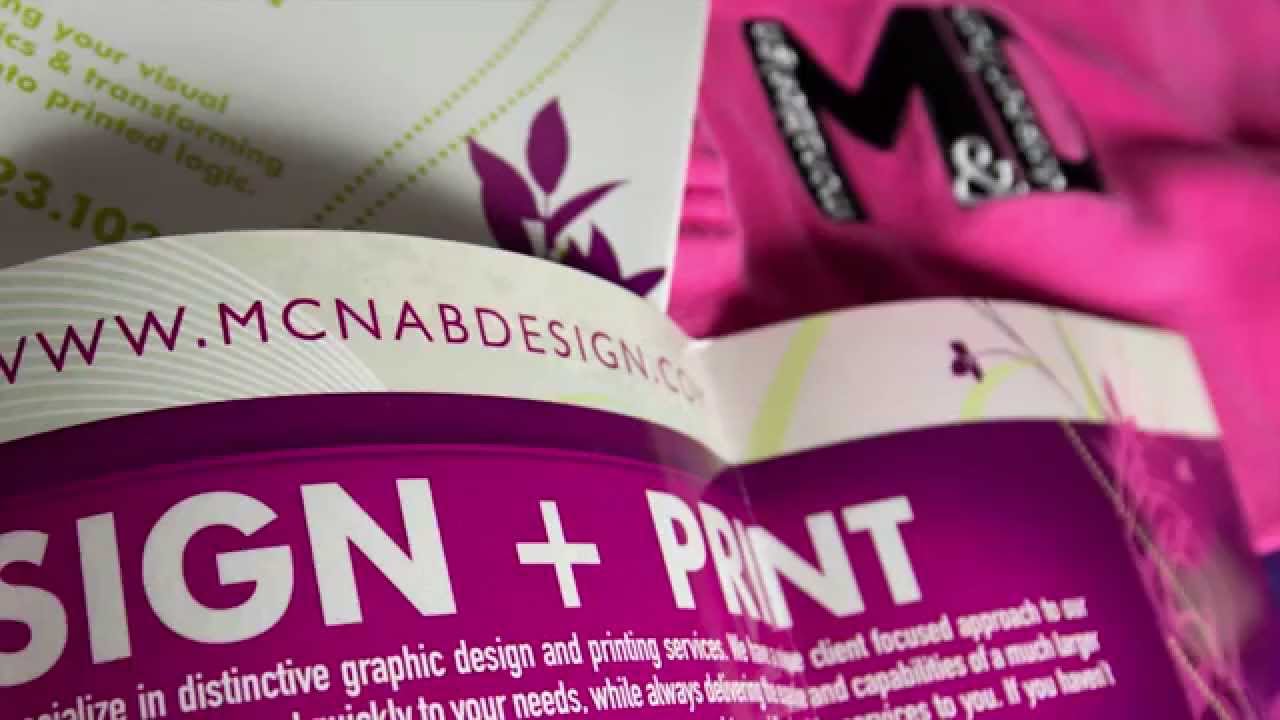 McNab Design Ltd. - DESIGN | PRINT | PUBLISH - YouTube