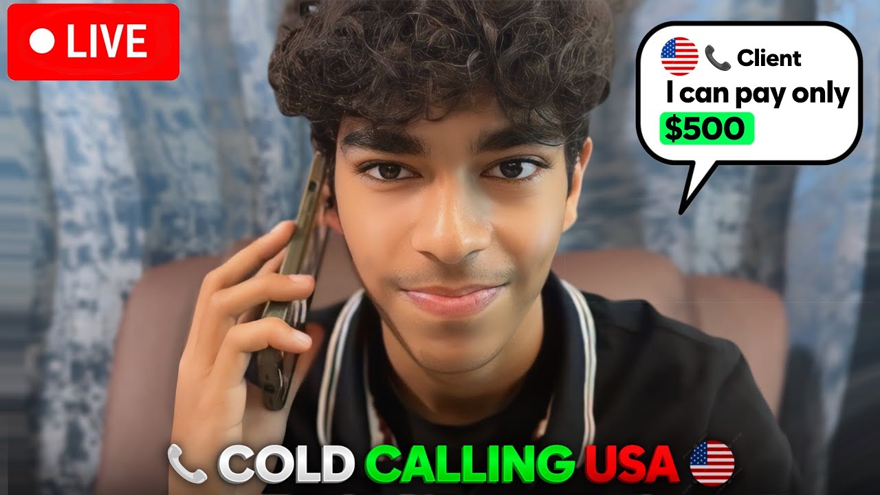 Live USA Cold Calling For 50k challenge and chill - YouTube