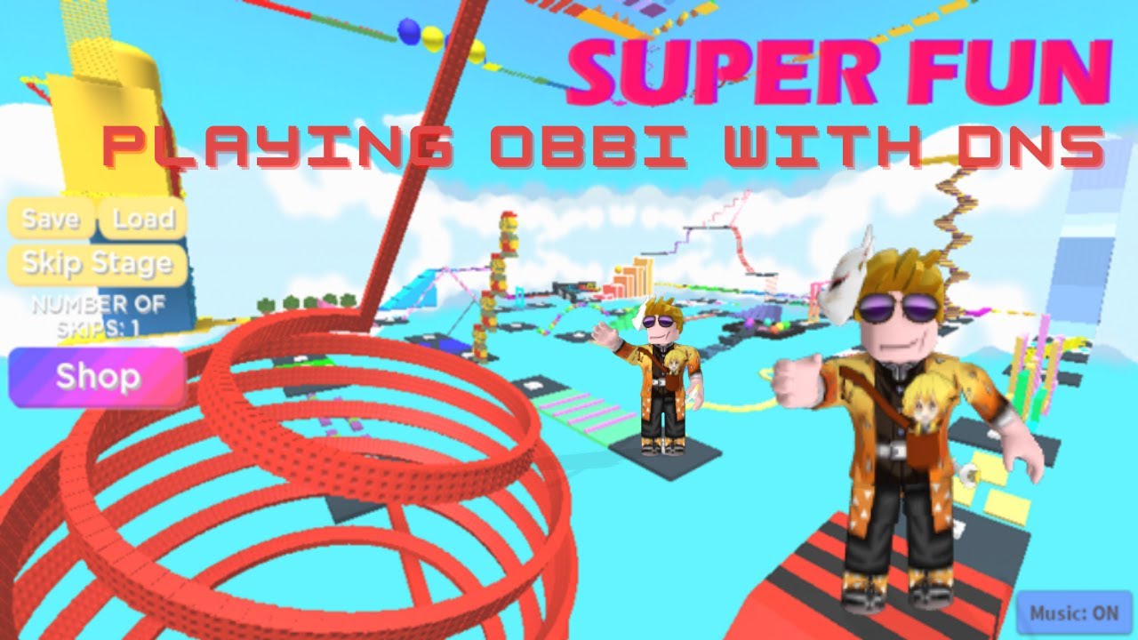 PLAYING OBBI WITH DNS - (HARD) SUPER FUN MUSIC OBBY (250 STAGES ...