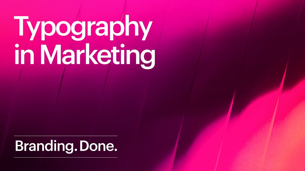 The Essentials of Typography in Marketing - YouTube