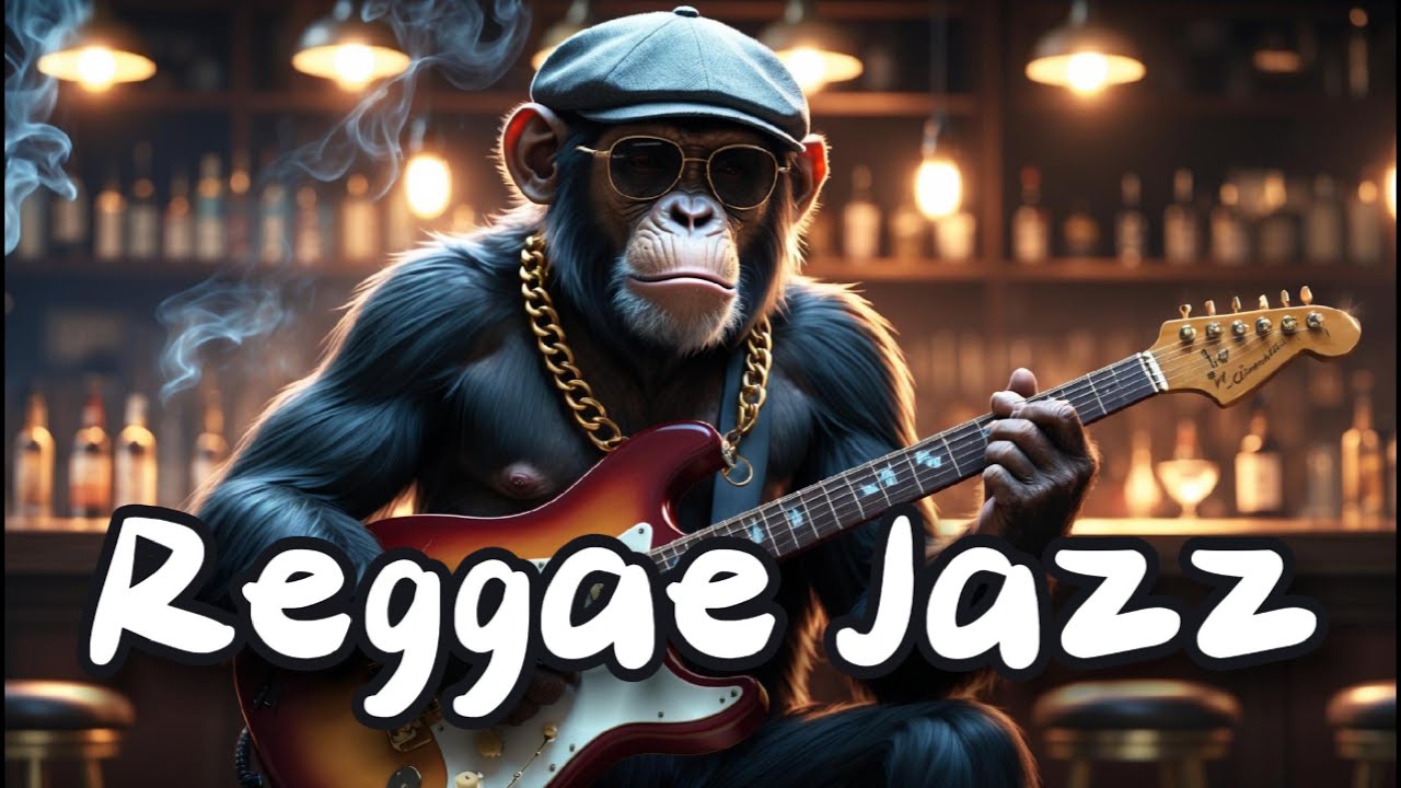 Chill Reggae Jazz Guitar by a Funky Monkey | Relaxing Tropical Vibes ...