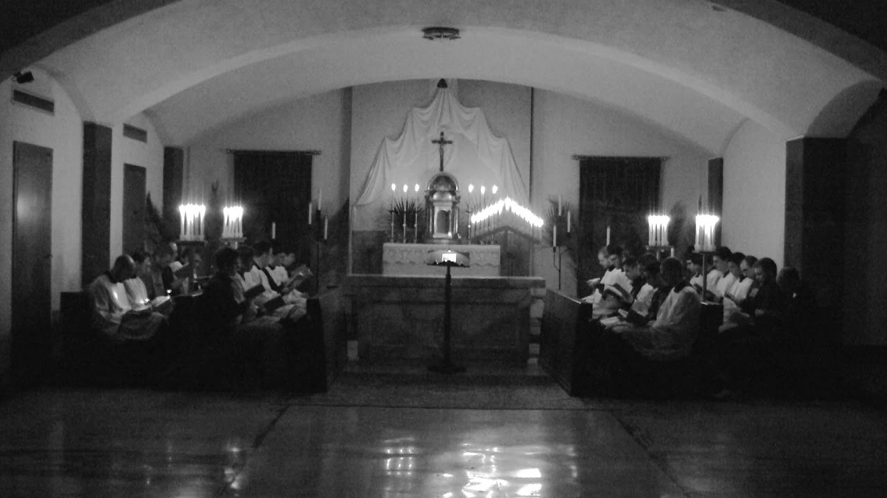 How To Chant Tenebrae: 1. Holy Thursday - YouTube