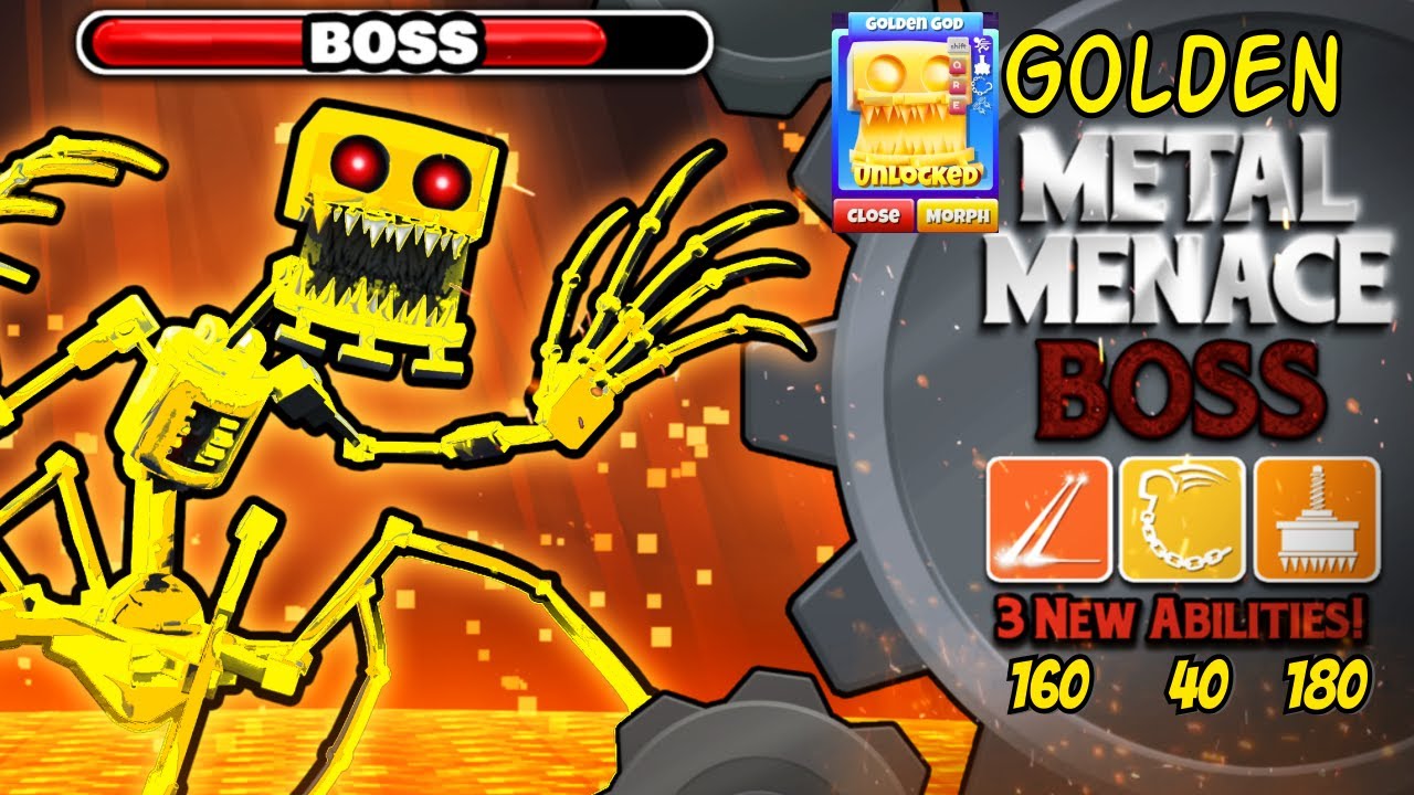 FINAL BOSS GOLDEN GOD in MORPH WORLD - YouTube