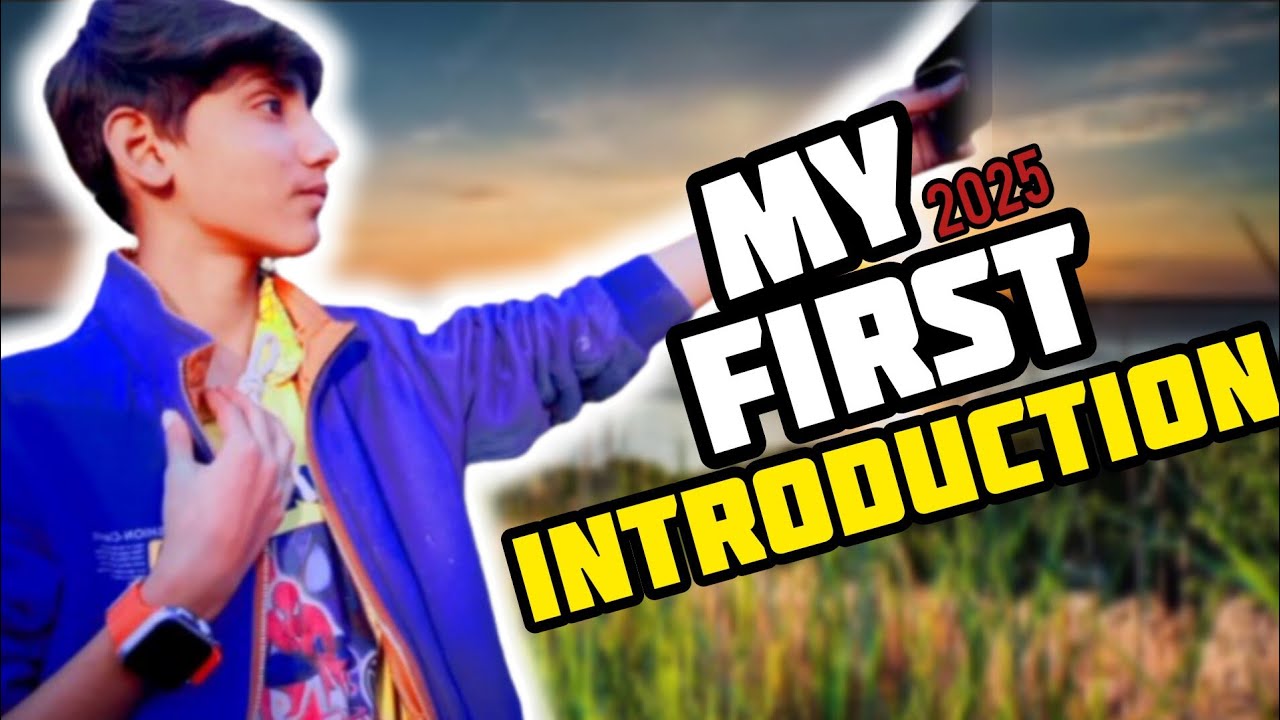 MY FIRST INTRODUCTION VIDEO 🤩 | (AZGHAN FAMILY'S) - YouTube