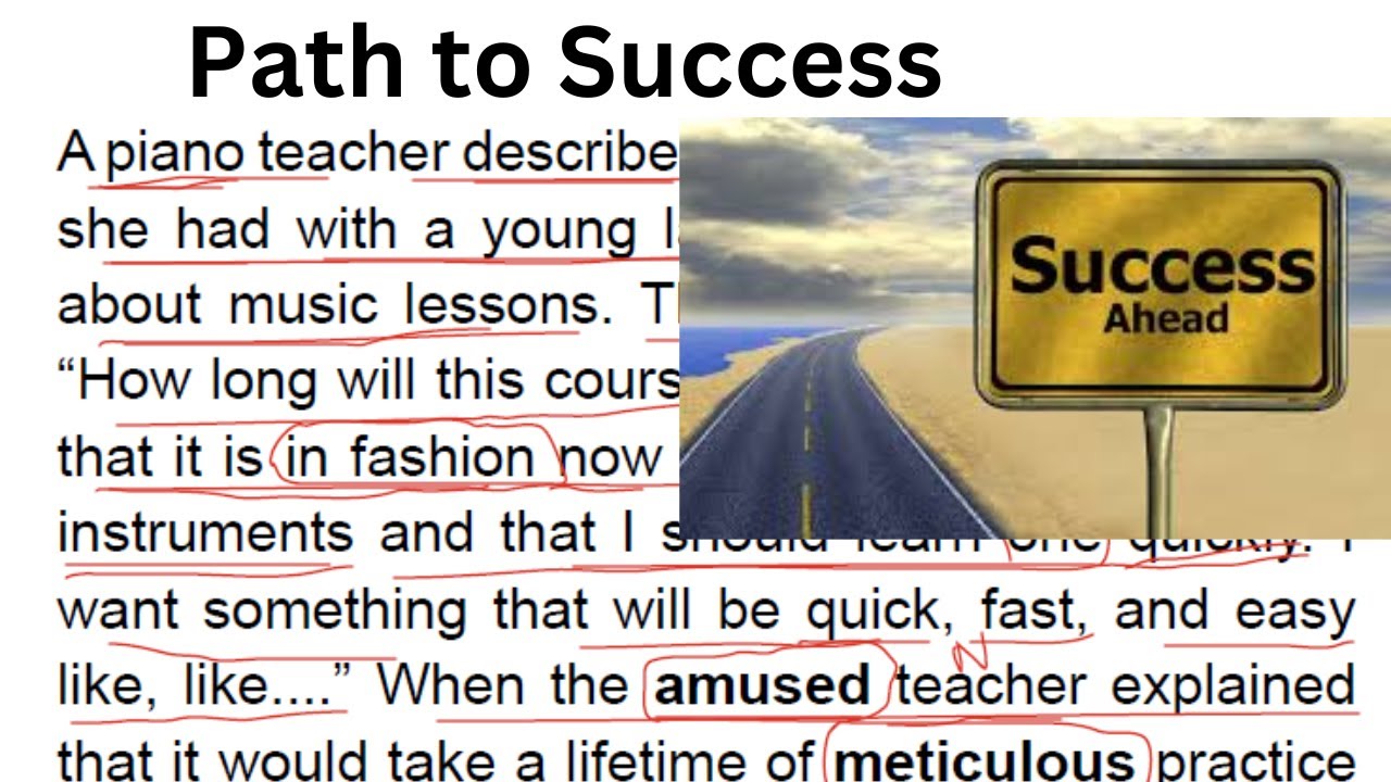 Path to Success | Passage Reading | english padhna kaise sikhe ...
