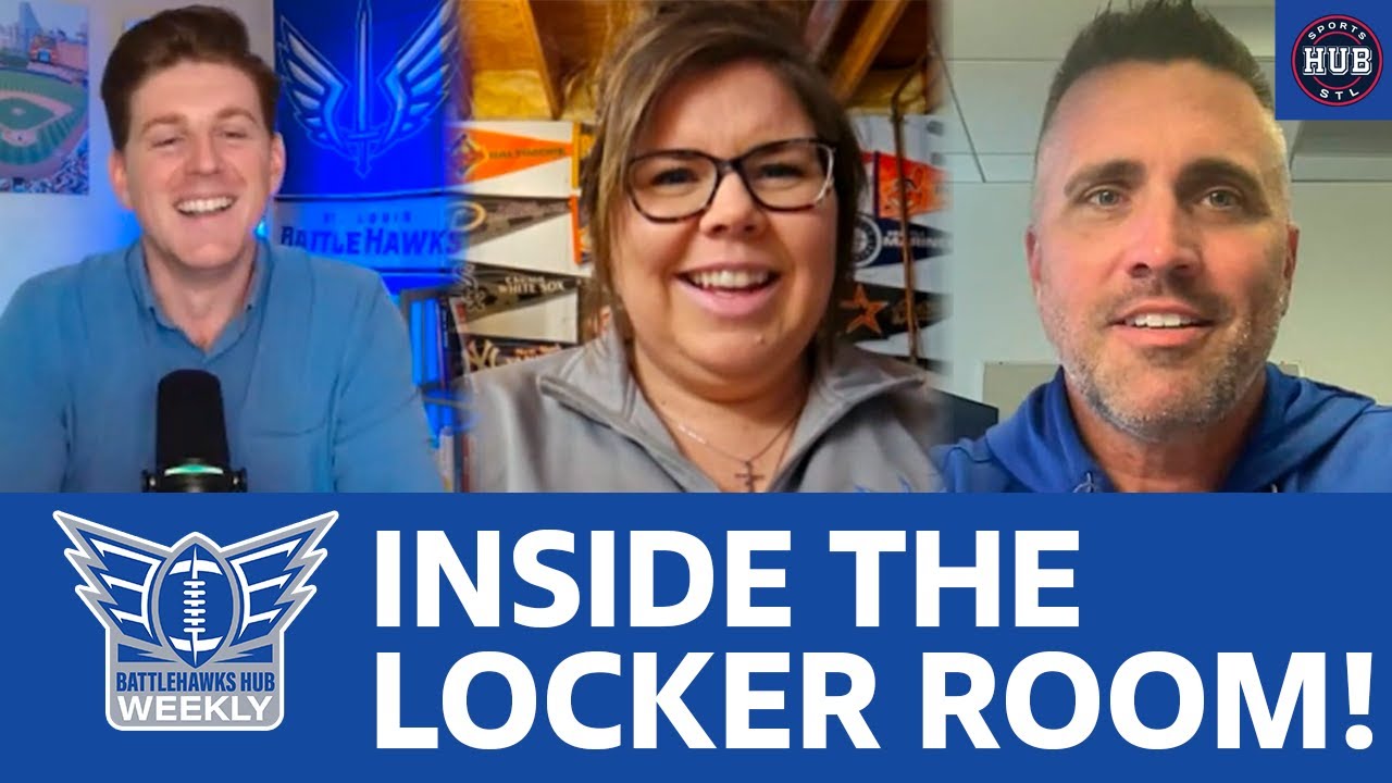 Inside the St. Louis Battlehawks Locker Room with Coach Kyle Caskey ...