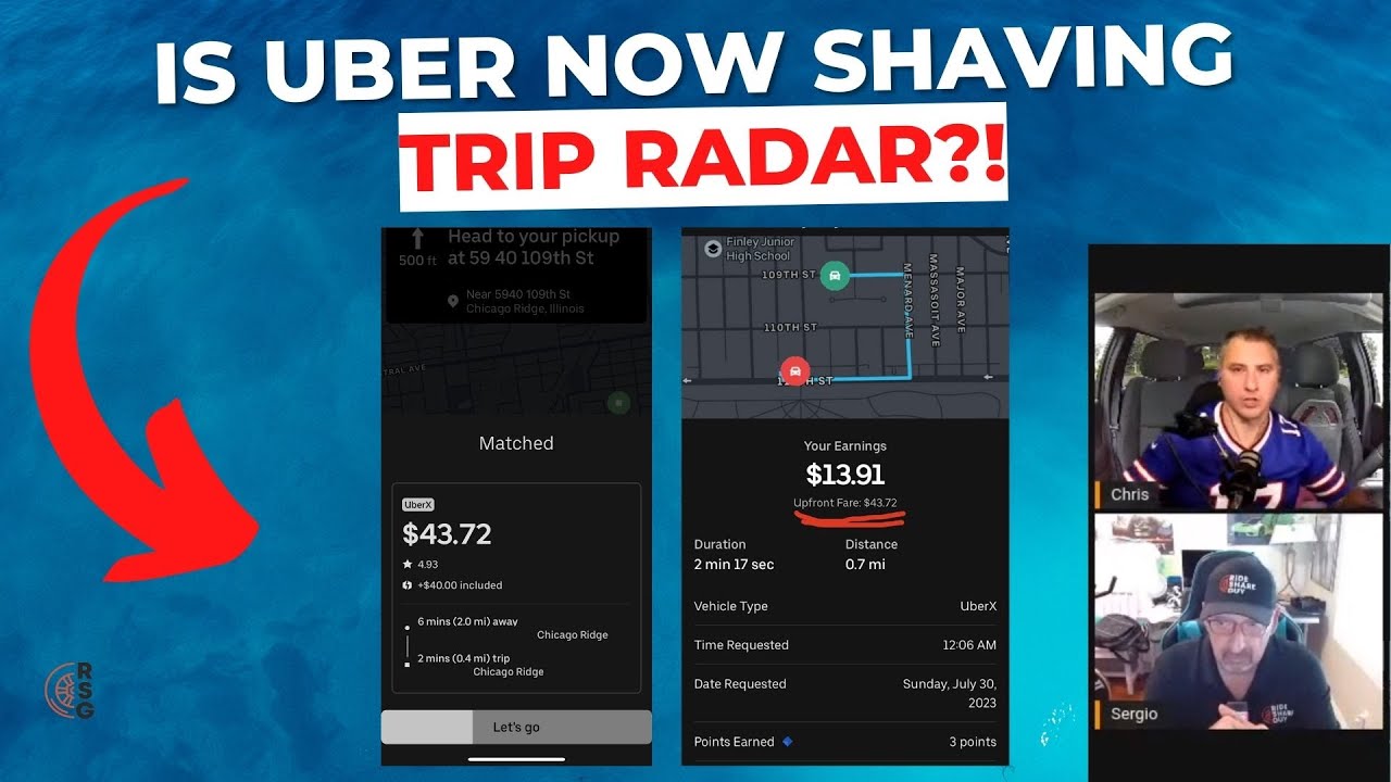 Is Uber SHAVING On Trip Radar? - YouTube