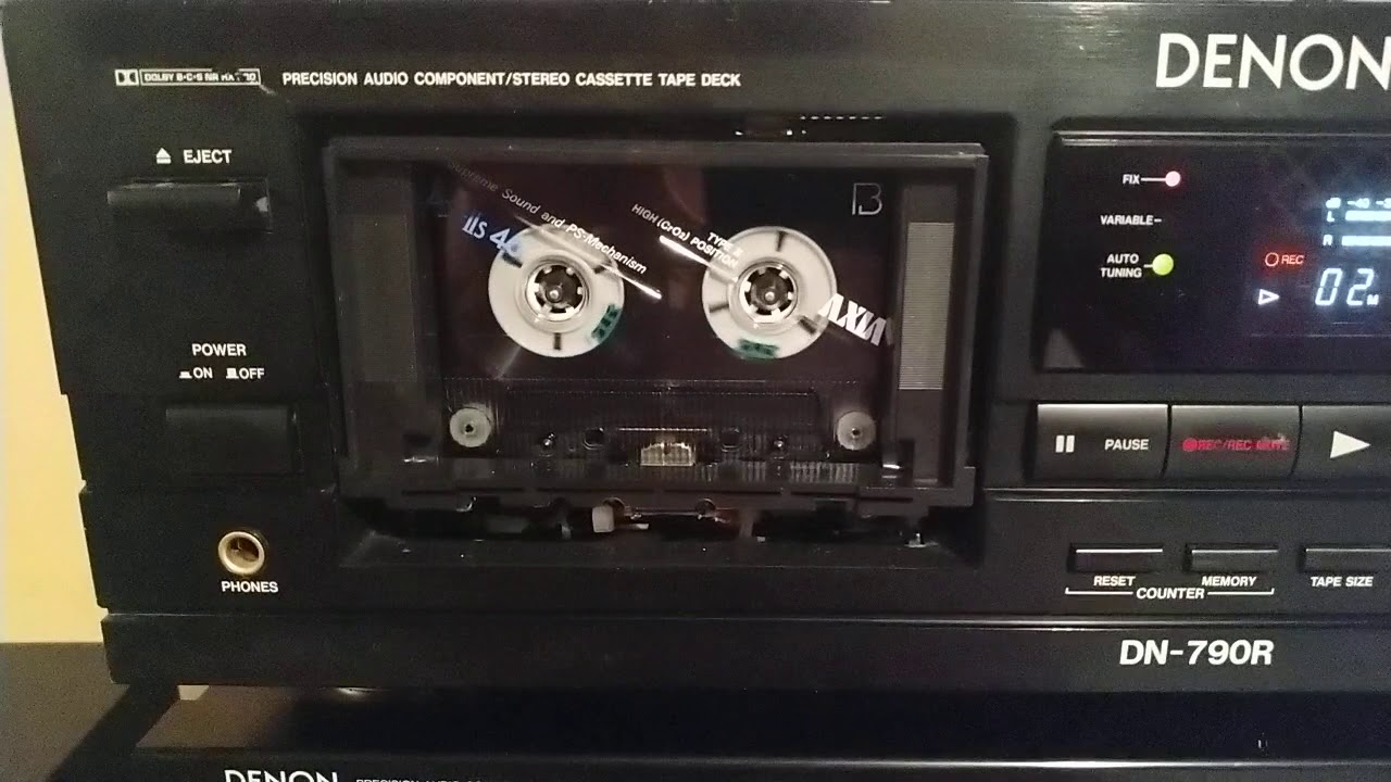 Denon DN-790R + AXIA PS-IIS - YouTube