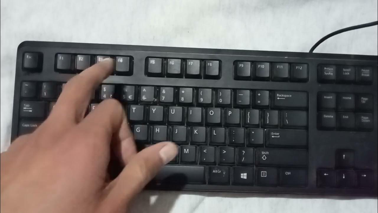 Use Of Function Key F1 In Computer Keyboard - YouTube