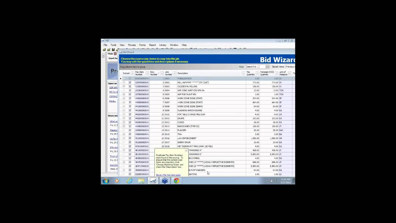 How to use the Hard Dollar Bid Wizard for DOT (Department of ...