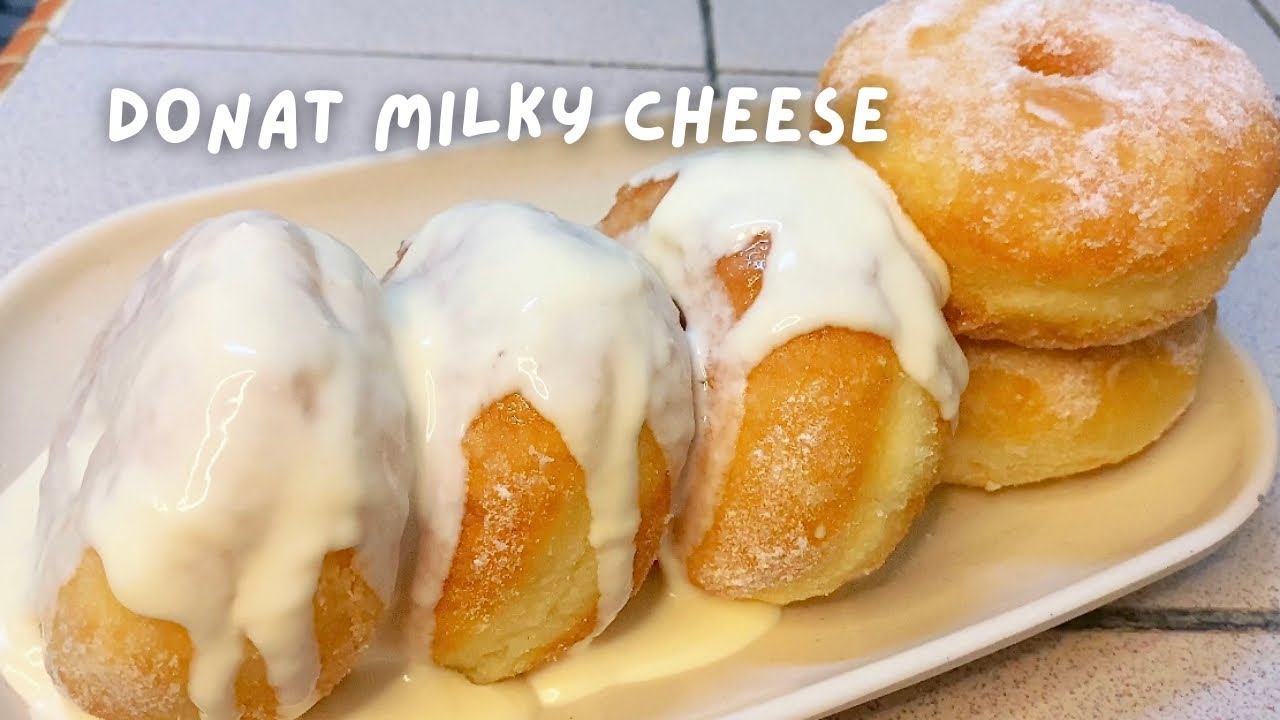 Donat milky cheese gebu gebas & lembut, hanya uli guna tangan & resepi ...