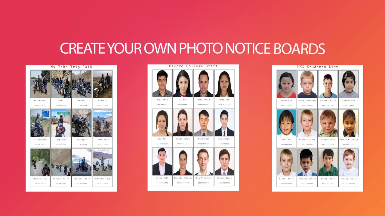 Photo Notice Board Maker Promo Video Android App(Link in Description ...