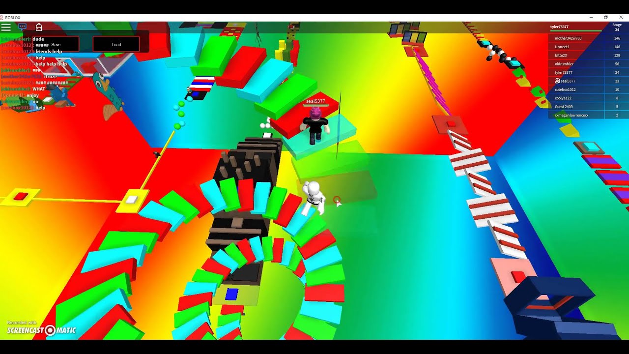 1st video on roblox super noob obby - YouTube