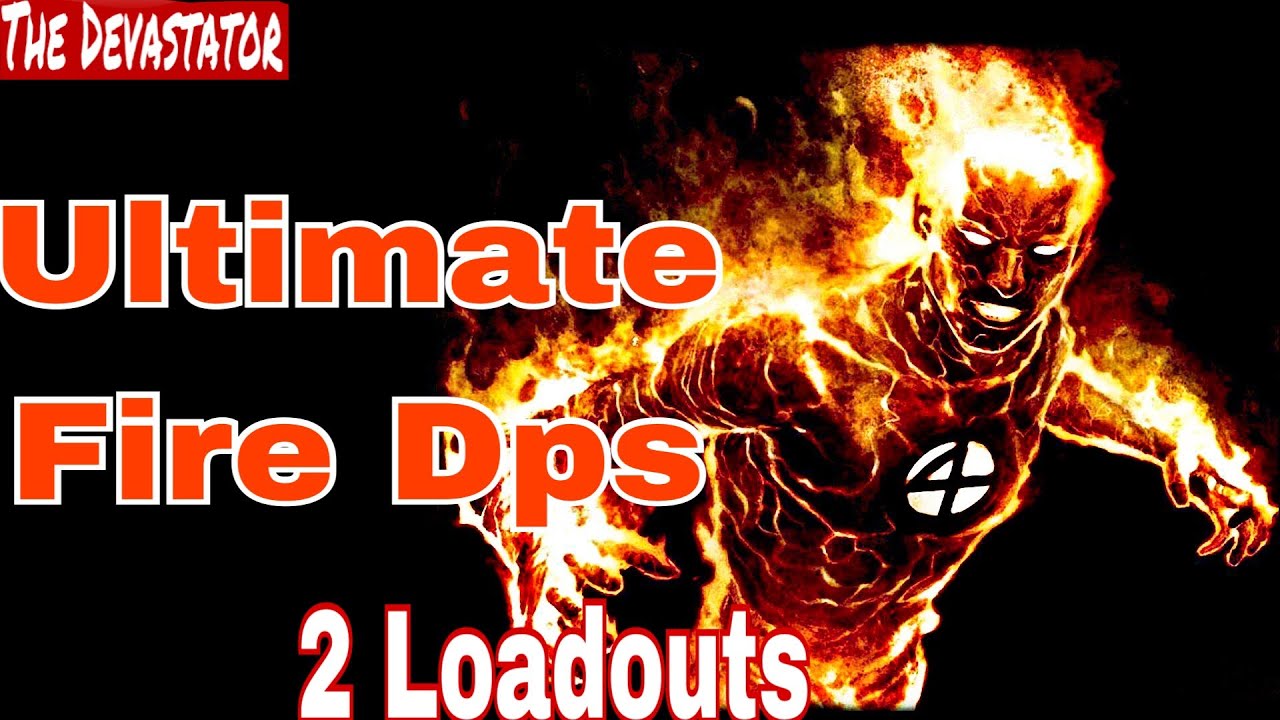 DCUO - Ultimate Fire Dps Loadout - YouTube