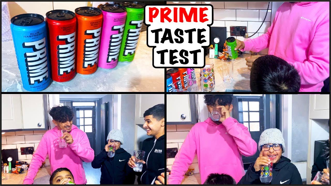 Trying Prime Energy Drinks For The First Time | Prime Drink Taste Test ...