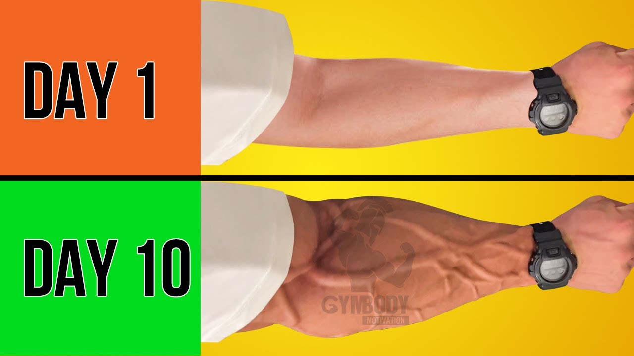 4 Min Forearms Workout to Get VEINY ARMS - YouTube