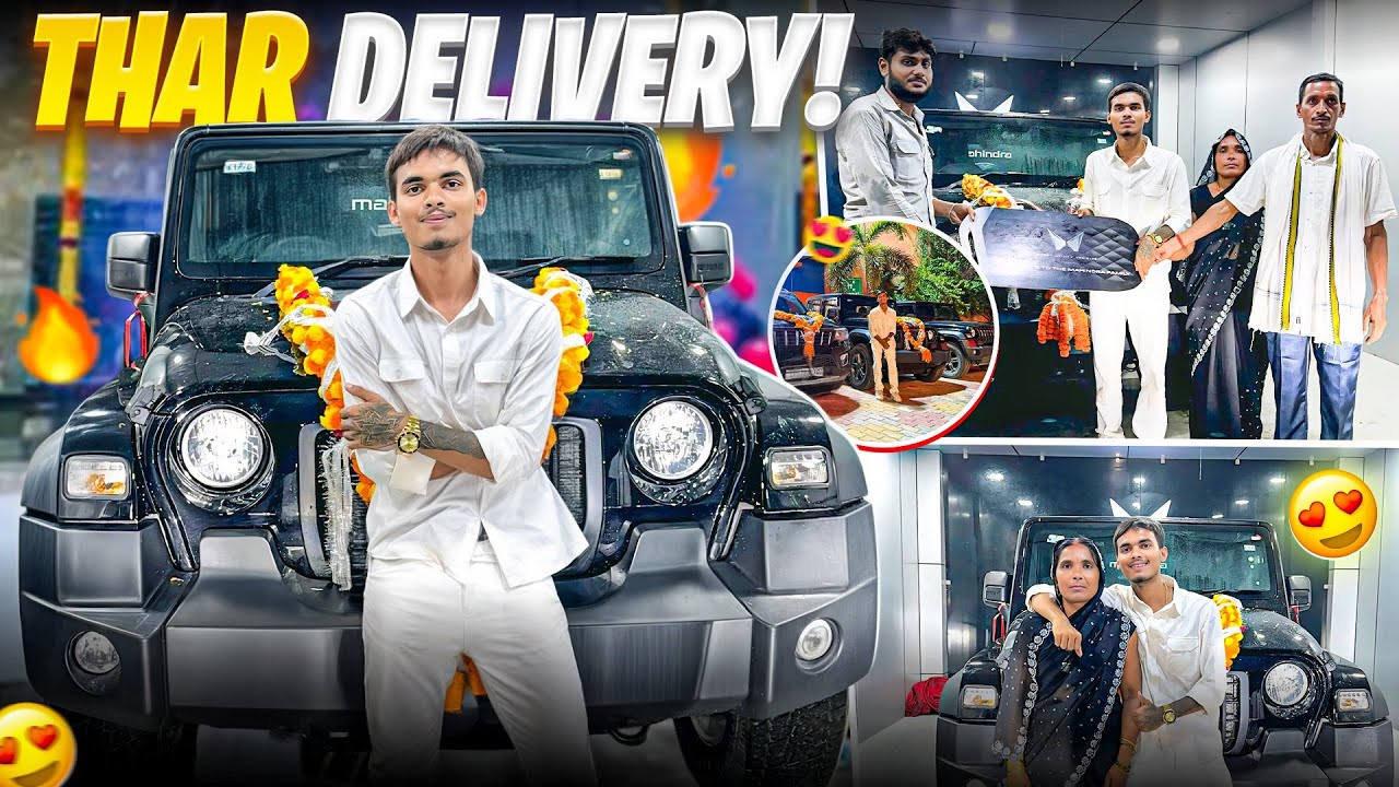 Finally Got My New Thar 2025 🔥 ️ | Thar Delivery Vlog - YouTube