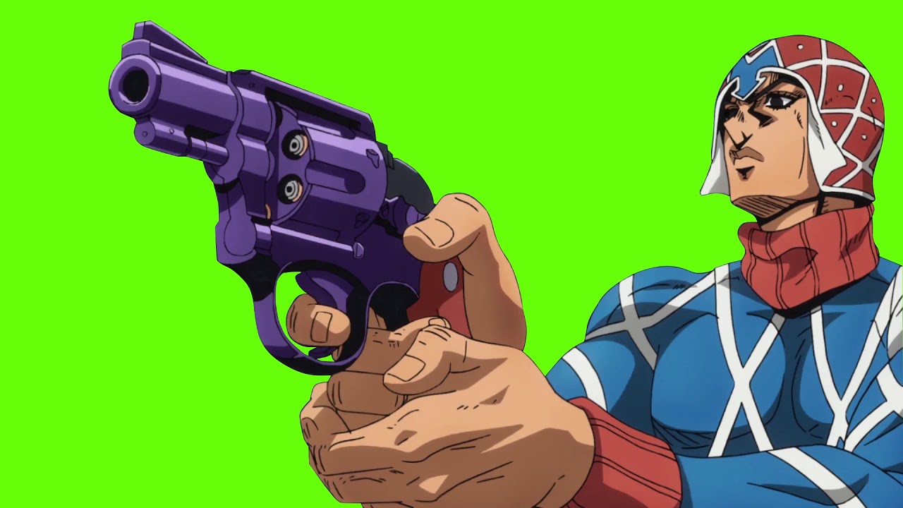 Mista Shoots (Rapid Fire) Green Screen | Jojo Part 5: Golden Wind - YouTube