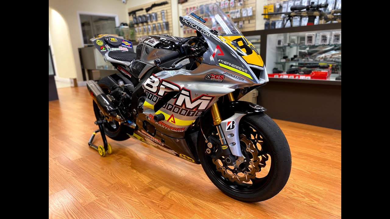 PBT 2017 Yamaha R6 Track Bike - YouTube