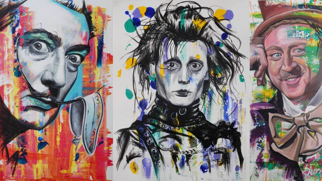 Paintings by Jonathan Stephen Harris (JSH) - YouTube