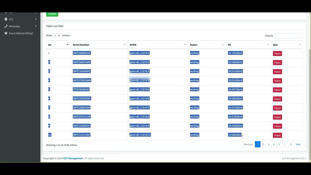 Smart OLT Multi OLT Management - MyLeesaID - YouTube