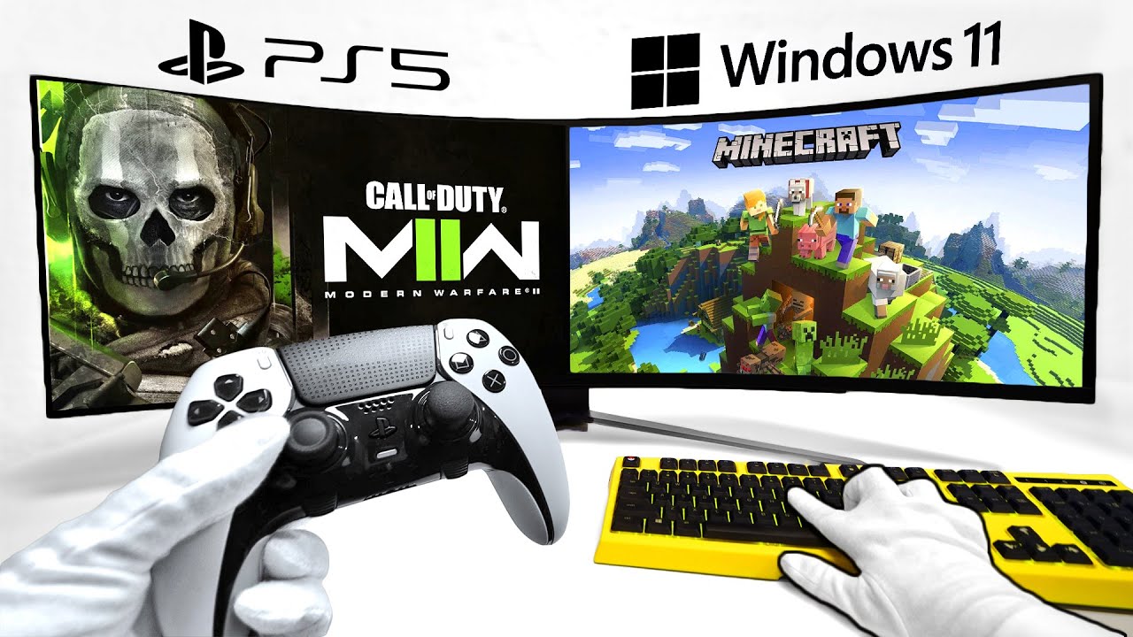 My ultrawide gaming setup for 2023 (PC+PS5) - YouTube