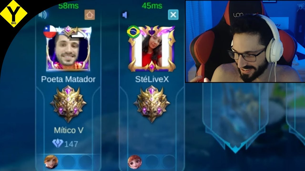 ENCONTREI UMA GATINHA NO CHAT GLOBAL DO Mobile Legends: Bang Bang - YouTube