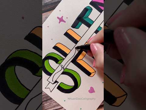 How to Draw Names in Creative Art Styles - Christine Britton