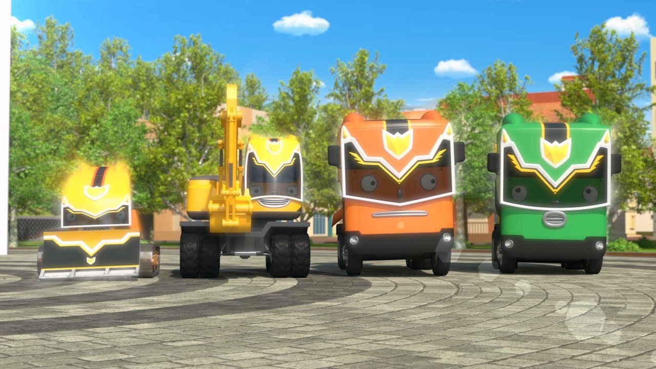 Strong Heavy Vehicles Episodes | Heavy Machinery Rangers🦸🏻| Brave ...