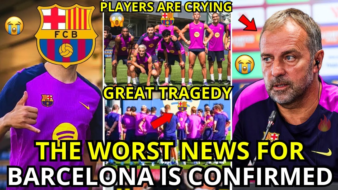 🚨URGENT! THE WORST NEWS FOR BARCELONA CONFIRMED! THE PLAYERS ARE CRYING ...