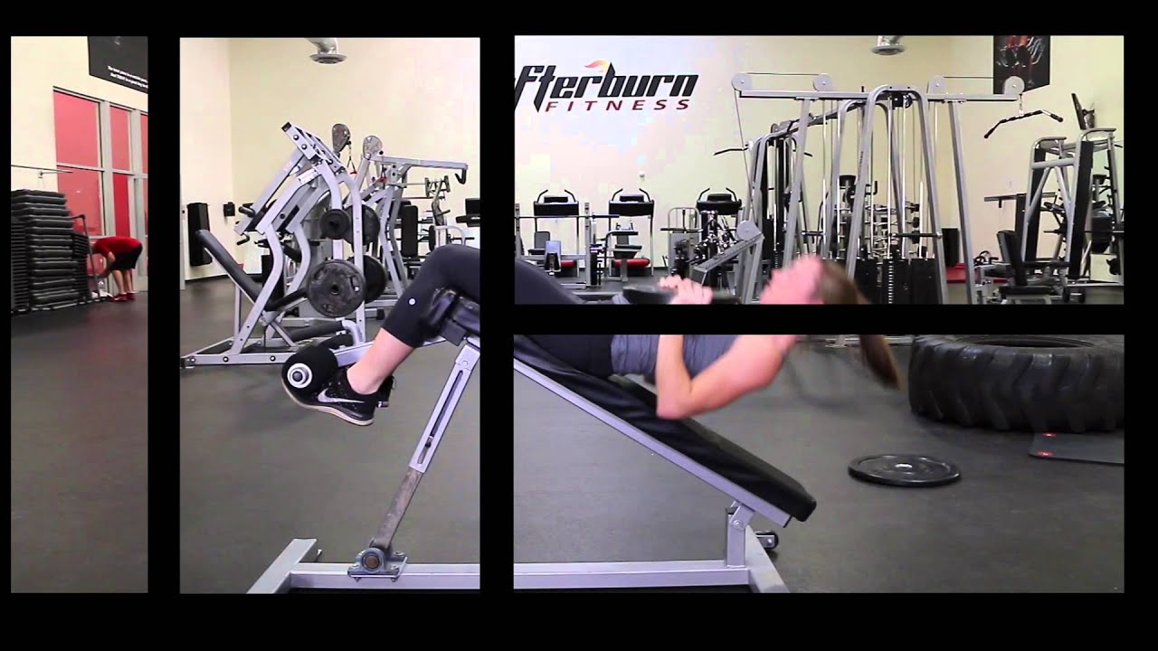 Decline Weighted Plate Crunch - YouTube