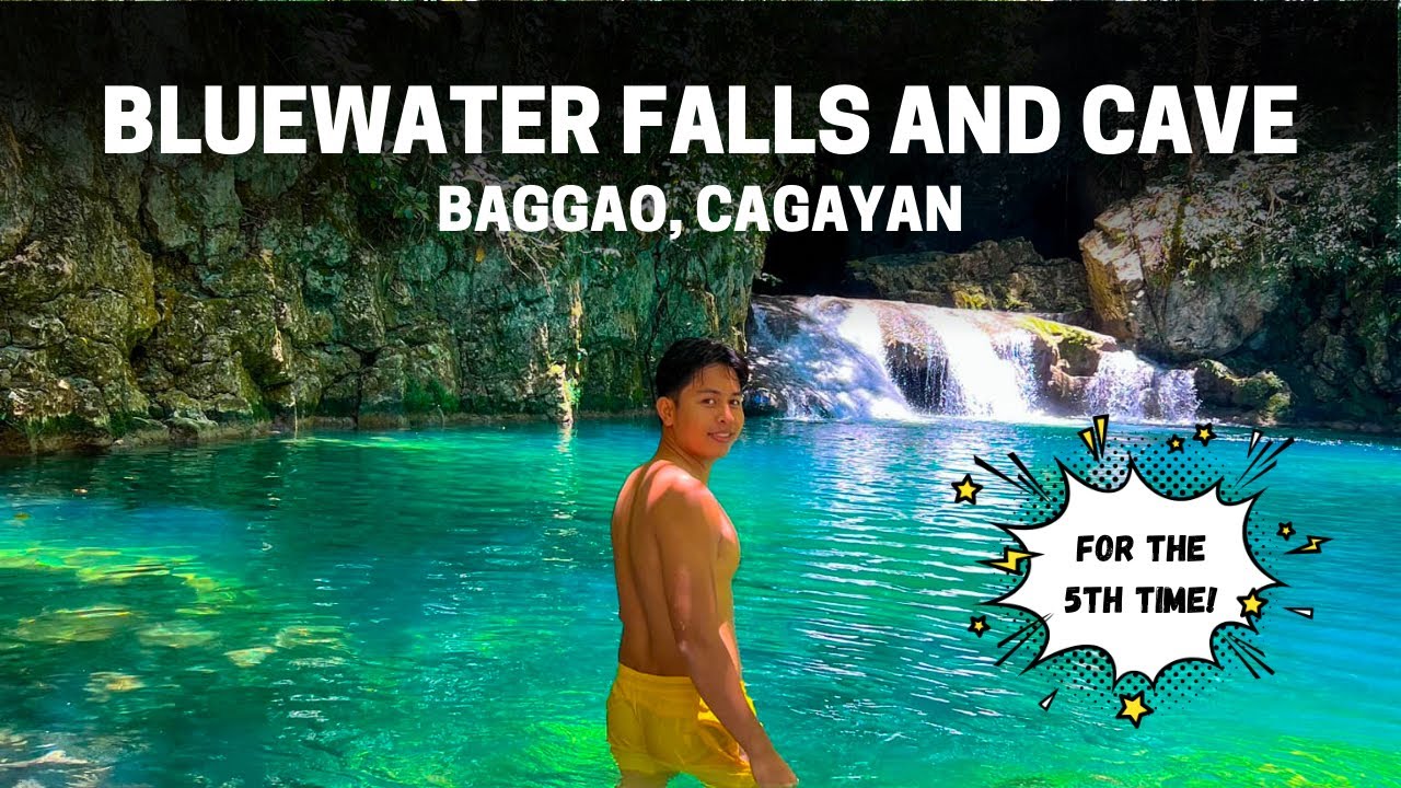 Experience Bluewater Falls and Cave in Baggao, Cagayan - YouTube